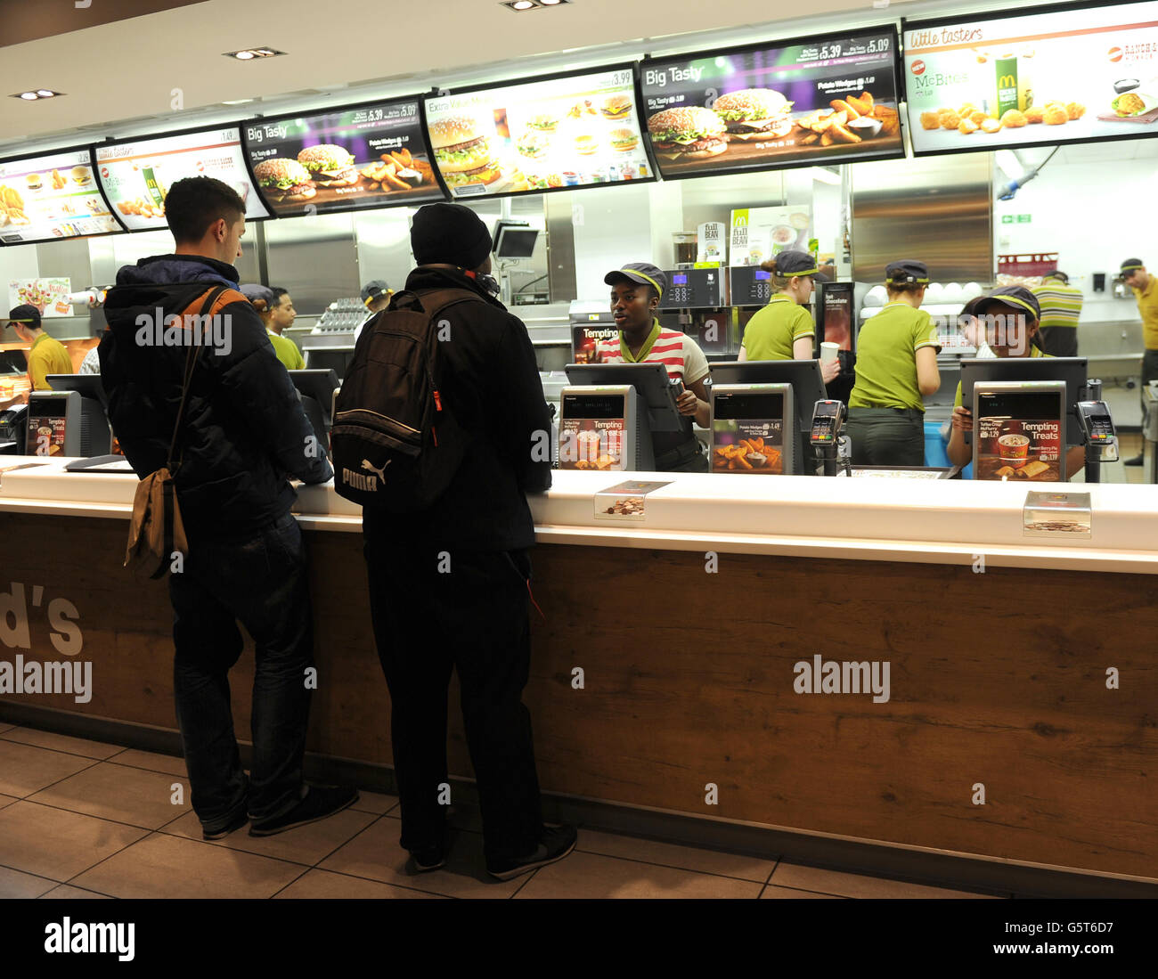 Staff mcdonalds in camden hi-res stock photography and images - Alamy