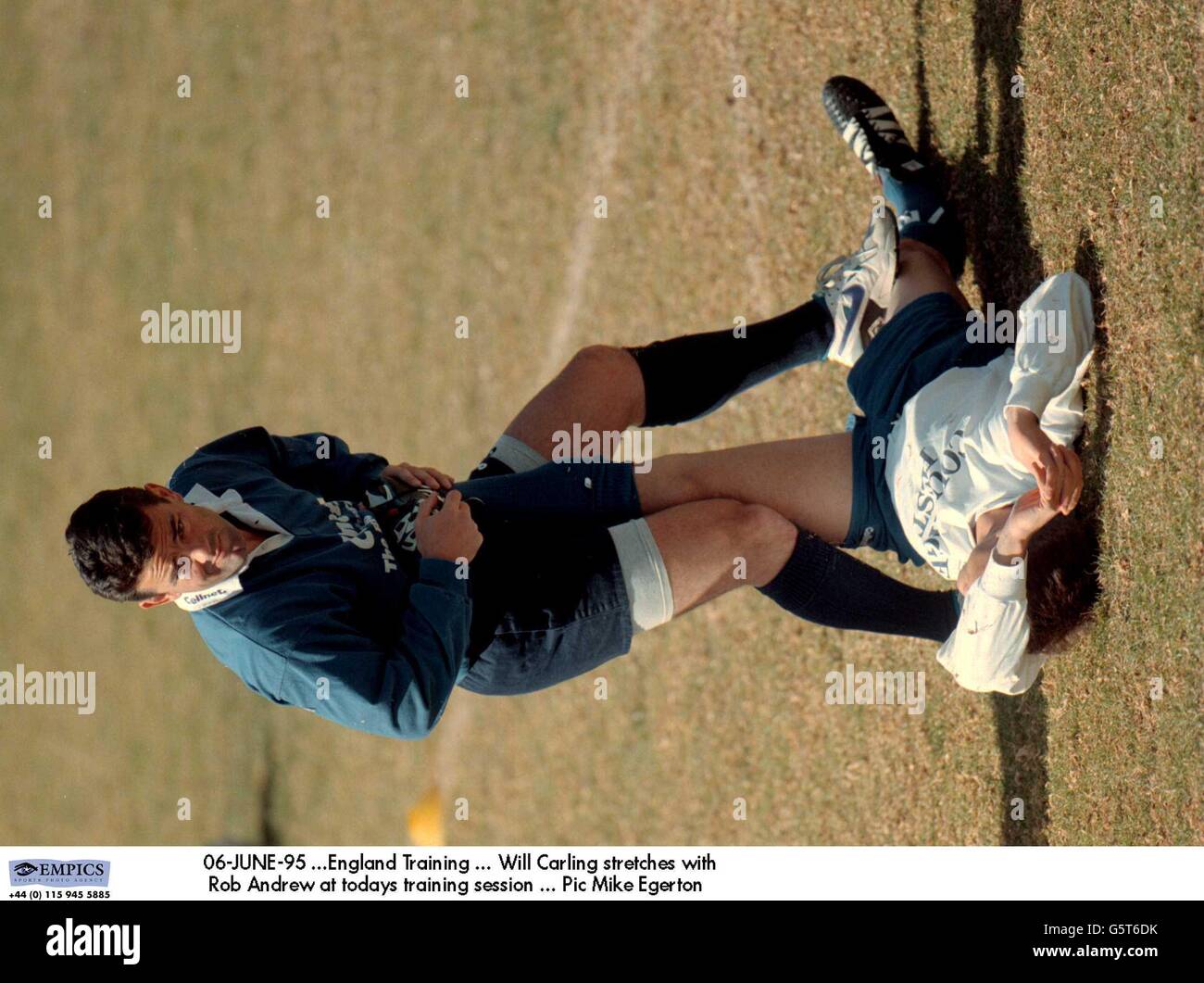 Rugby Union World Cup 1995 -England Training Stock Photo - Alamy