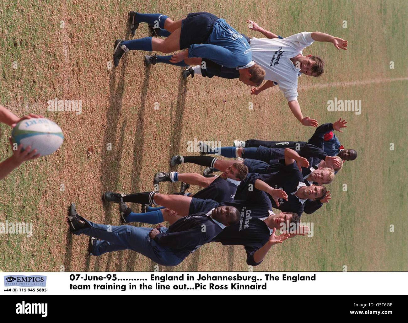 Rugby Union World Cup 1995 - England in Johannesburg Stock Photo - Alamy