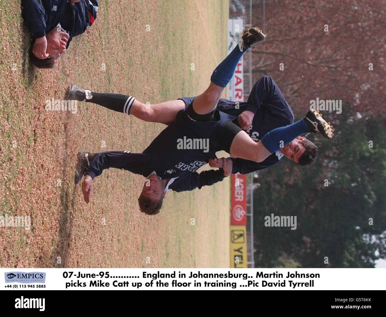 Rugby Union World Cup 1995 -England in Johannesburg Stock Photo - Alamy