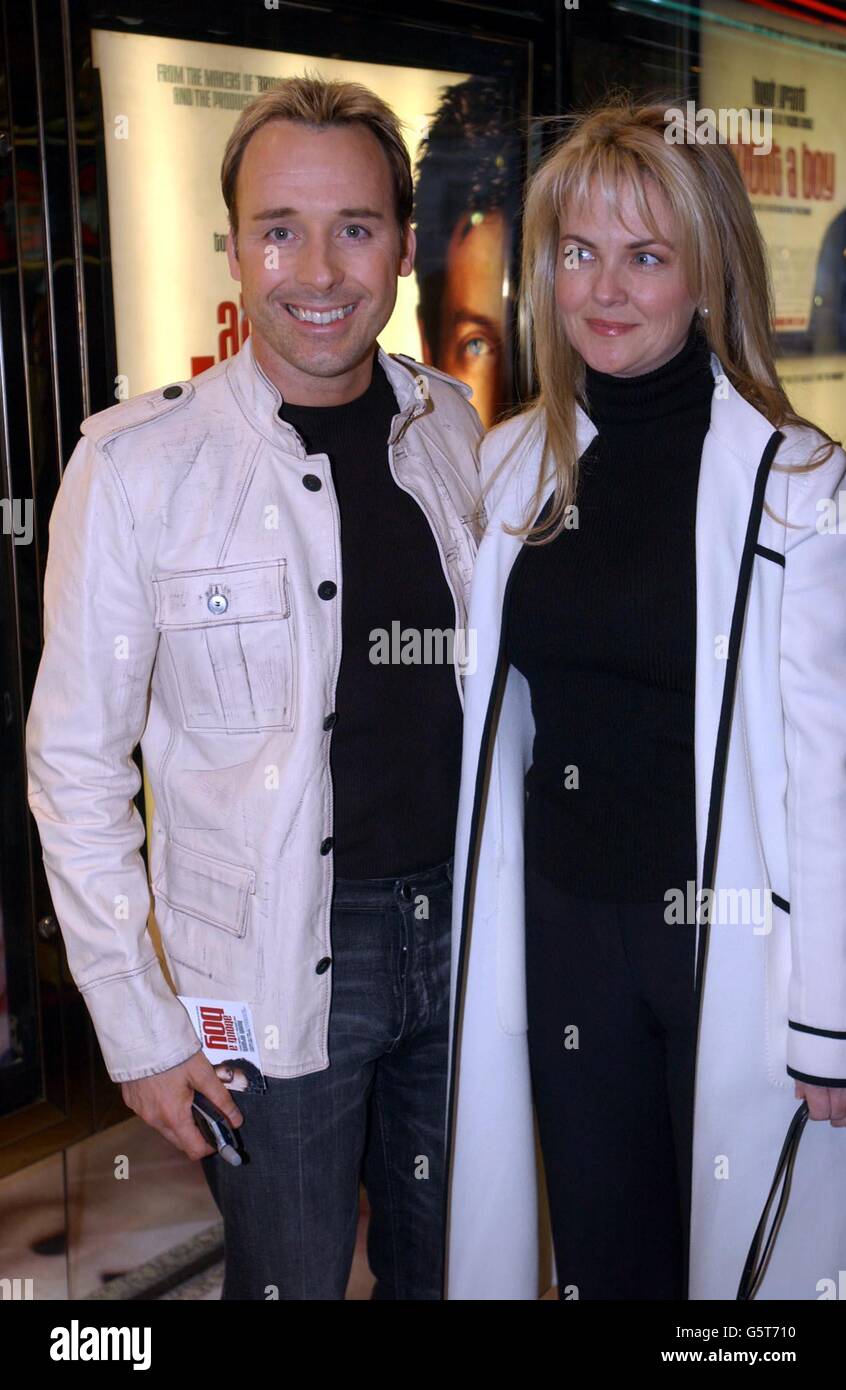 David Furnish arriving at the Premiere of 'About a Boy' at the Empire ...