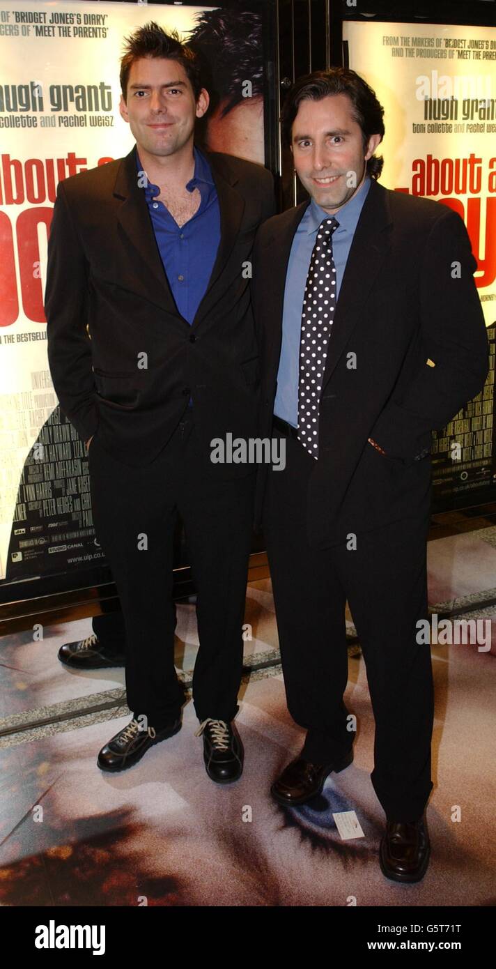 Chris (l) and Paul Weitz directors of About a Boy arriving at the ...