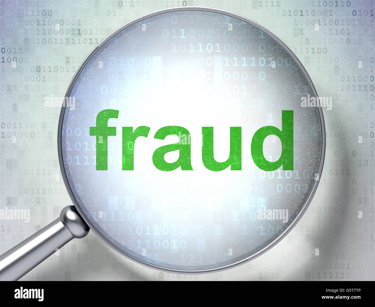 Protection concept: Fraud with optical glass Stock Photo - Alamy