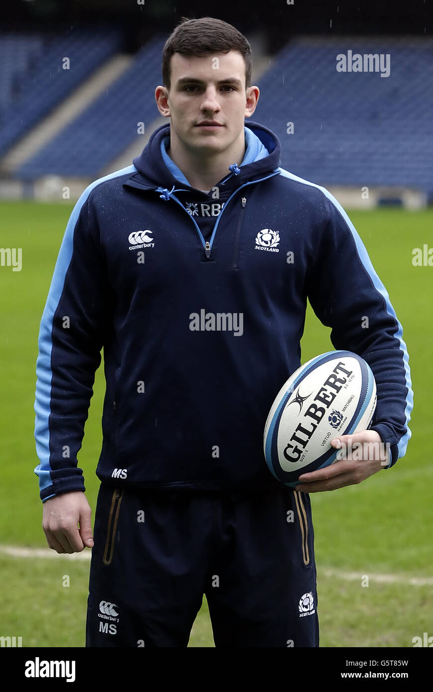 Scotland's Matt Scott following a press conference at the Murrayfield ...