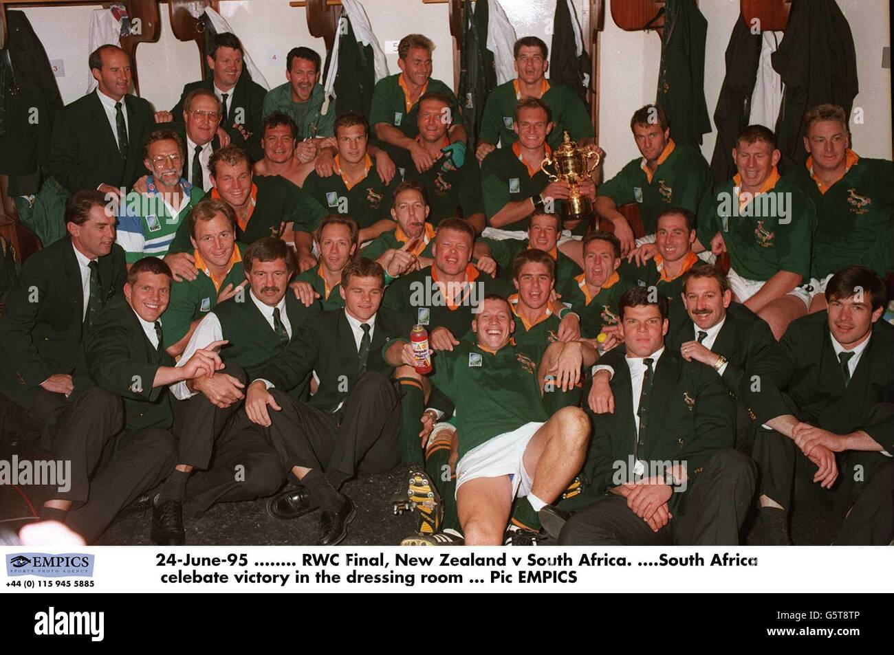 Rugby Union - World Cup South Africa 95 - Final - South Africa v New ...