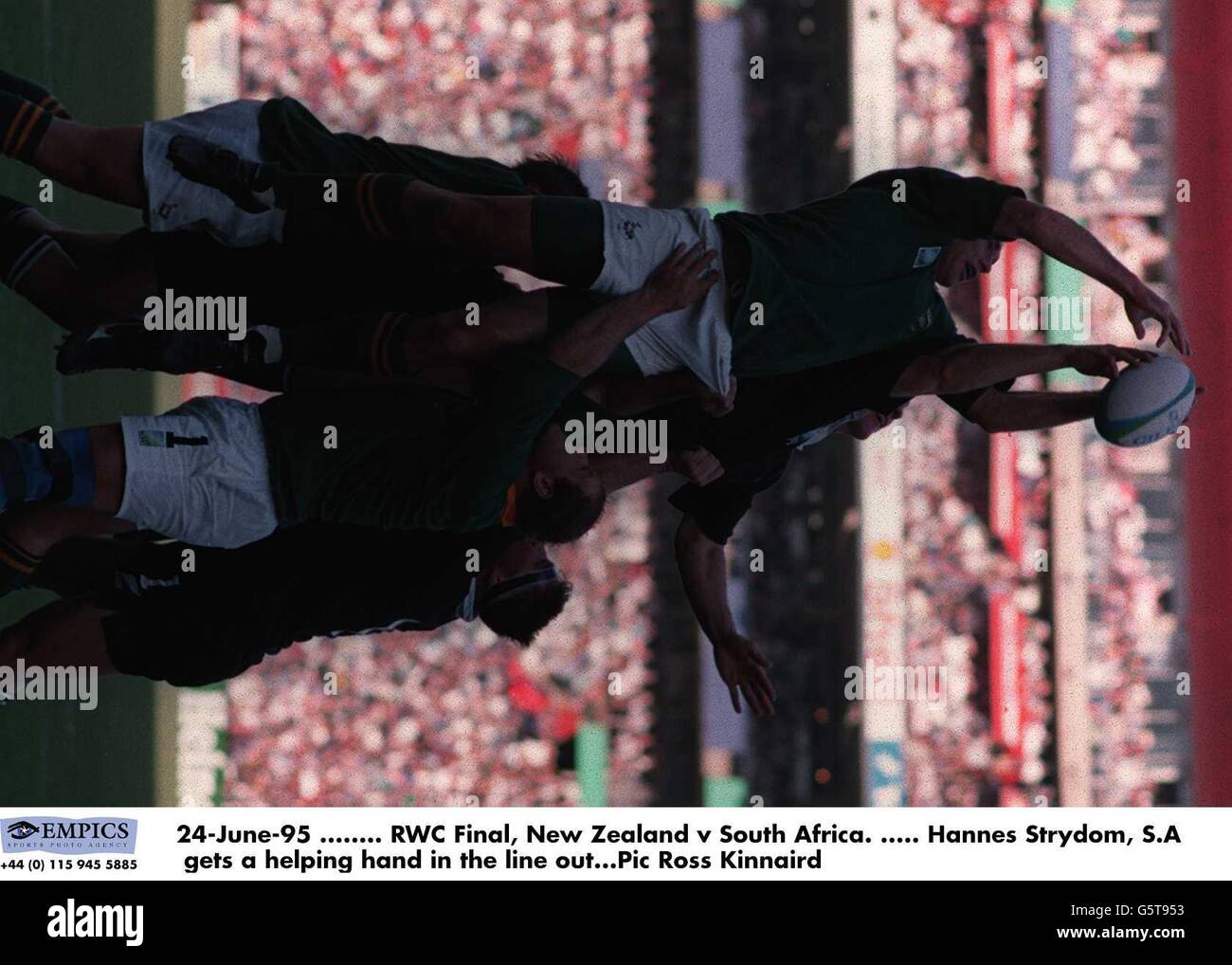 Rugby Union - World Cup South Africa 95 - Final - South Africa v New ...