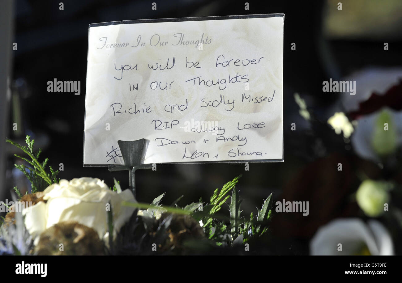 Sapper Richard Walker funeral Stock Photo - Alamy