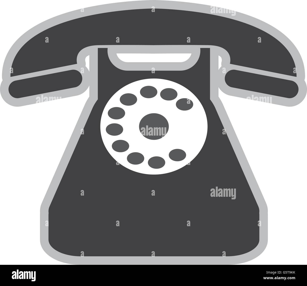 rotary dial telephone Stock Vector Image & Art - Alamy