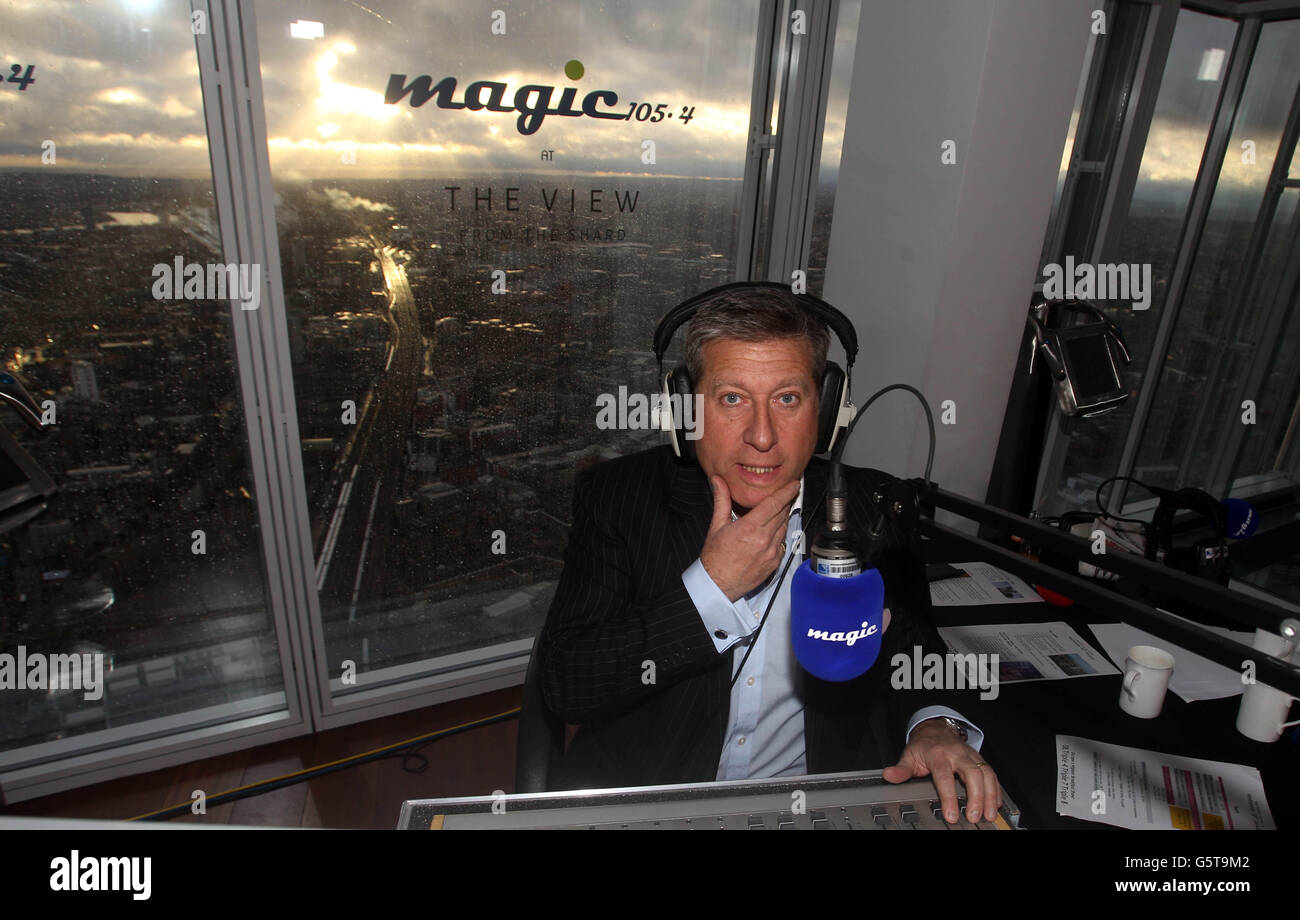 Magic radio broadcast from the Shard Stock Photo - Alamy