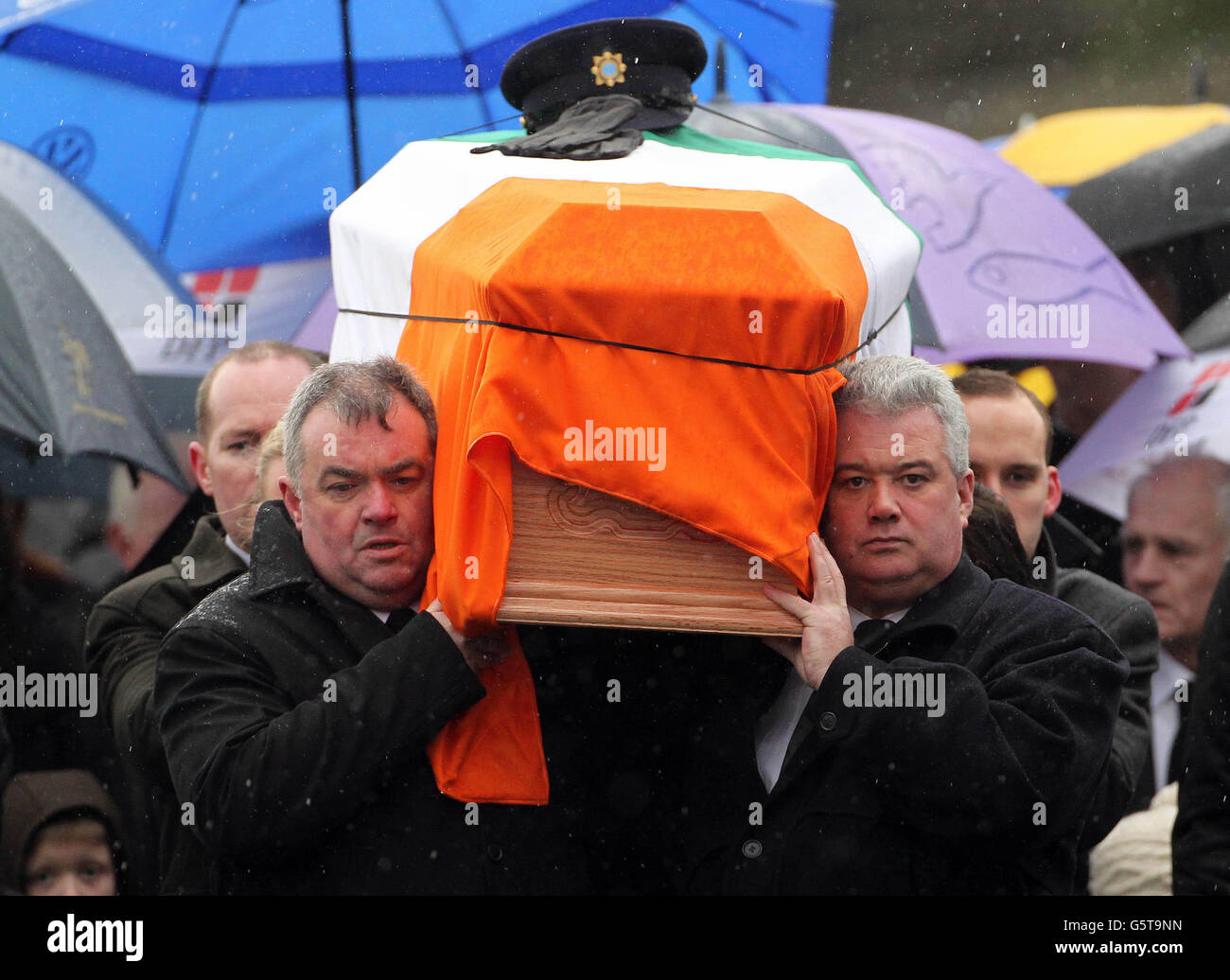 Detective Garda Adrian Donohoe's funeral Stock Photo - Alamy