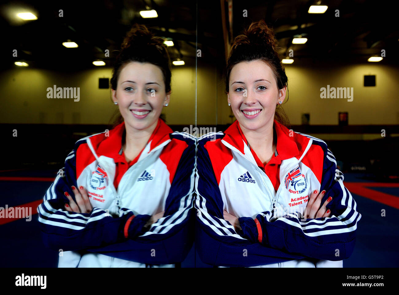Olympic gold medalist jade jones media session gb taekwondo academy hi ...