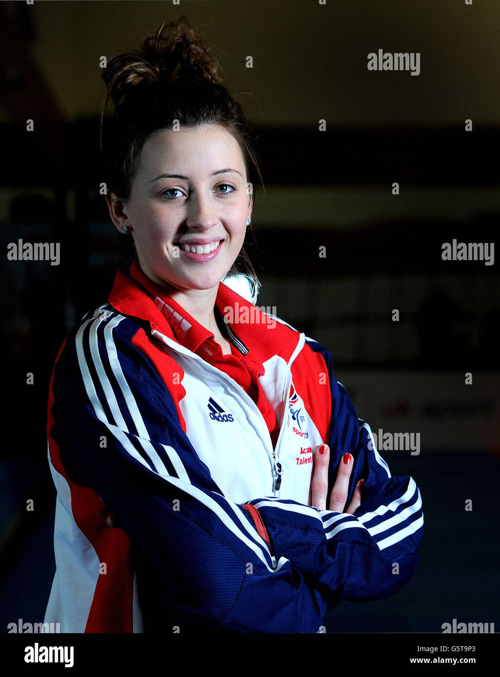 Olympic gold medalist jade jones media session gb taekwondo academy hi ...