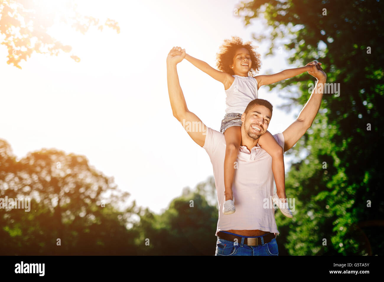 Happy piggyback hi-res stock photography and images - Alamy