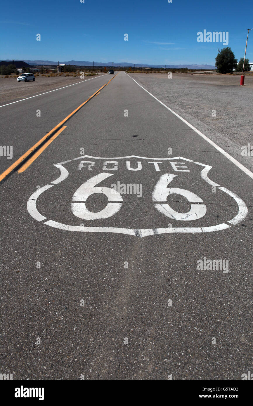 Joshua tree route 66 hi-res stock photography and images - Alamy