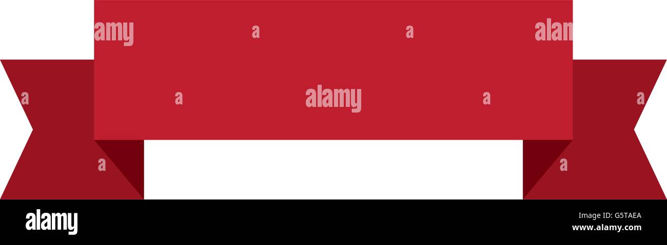 red banner icon Stock Vector Image & Art - Alamy