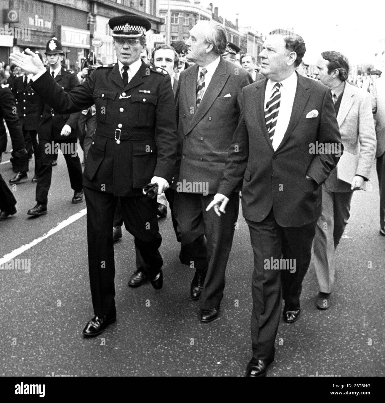 Silver haired home secretary william whitelaw hi-res stock photography ...