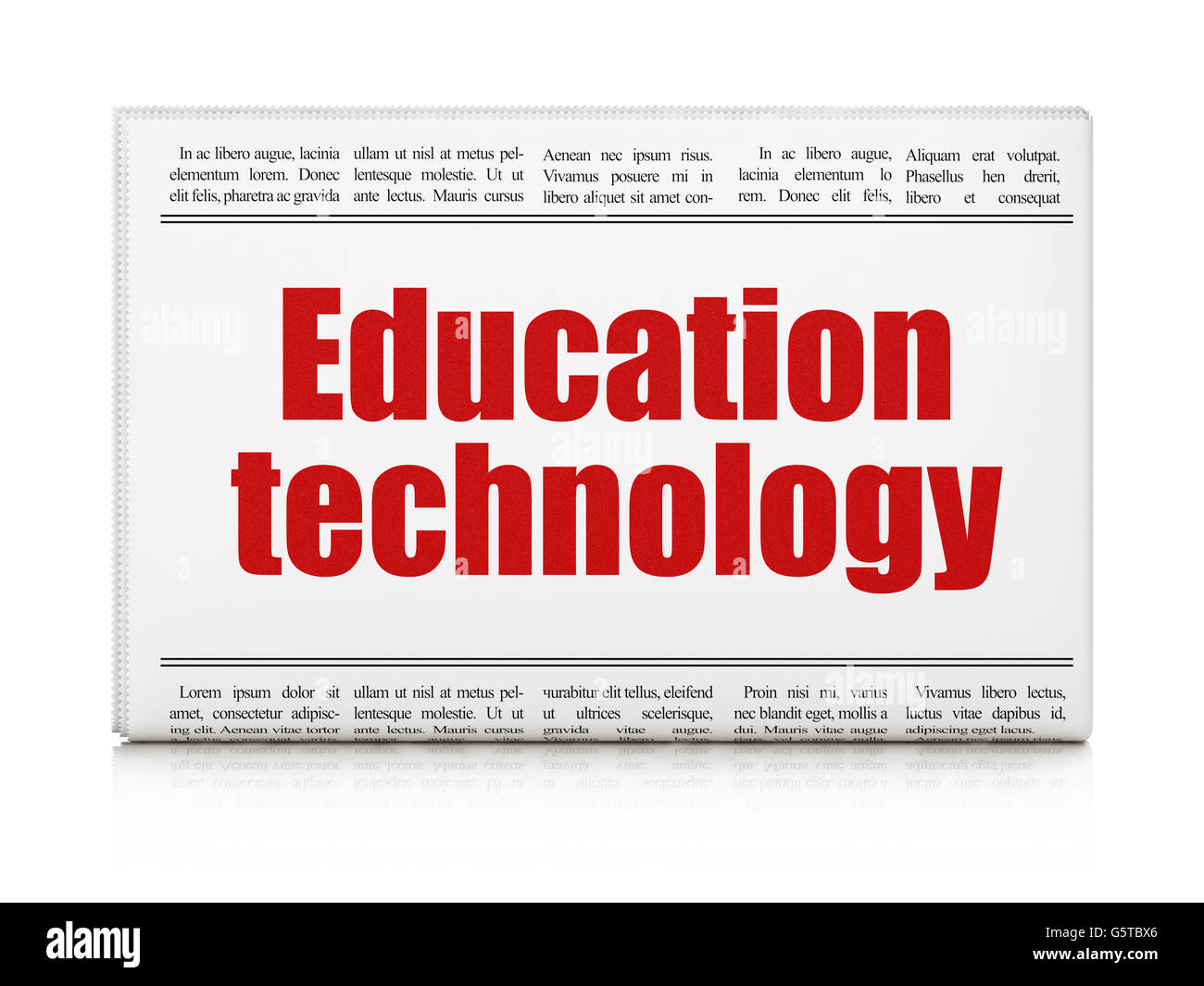 Studying concept newspaper headline hi-res stock photography and images ...