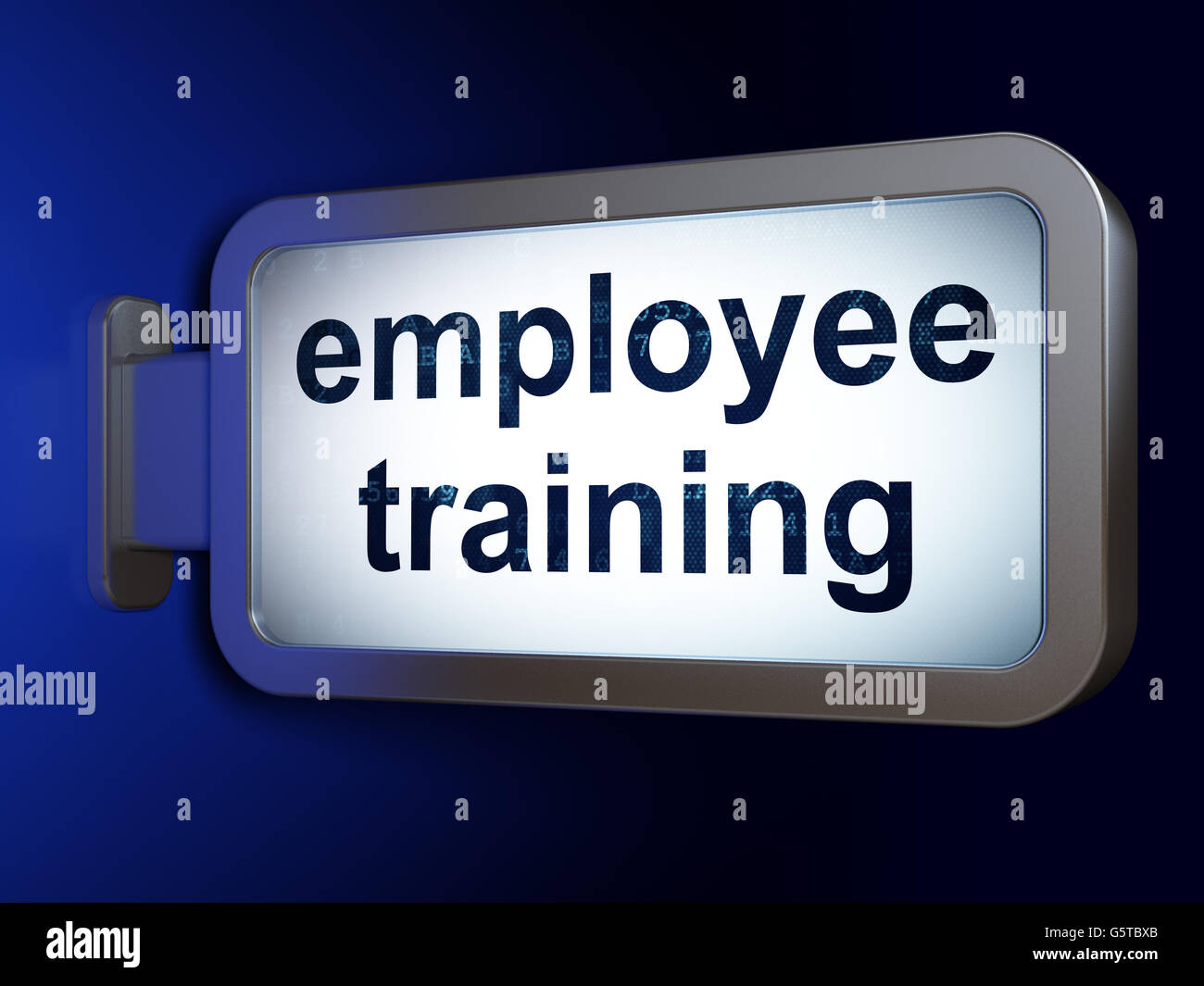 Studying concept: Employee Training on billboard background Stock Photo ...