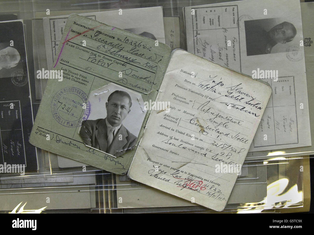 Document Released by Public Records Office Stock Photo - Alamy