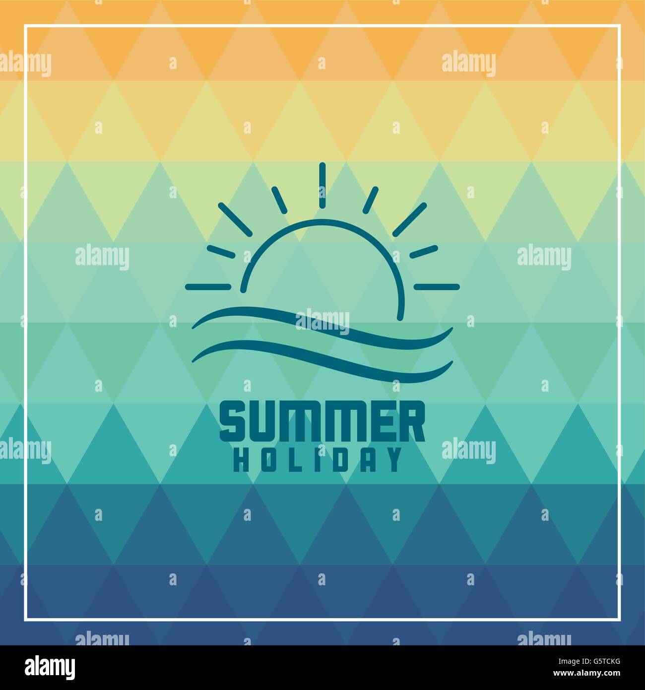 Summer design. icon. polygon. vector graphic Stock Vector Image & Art ...
