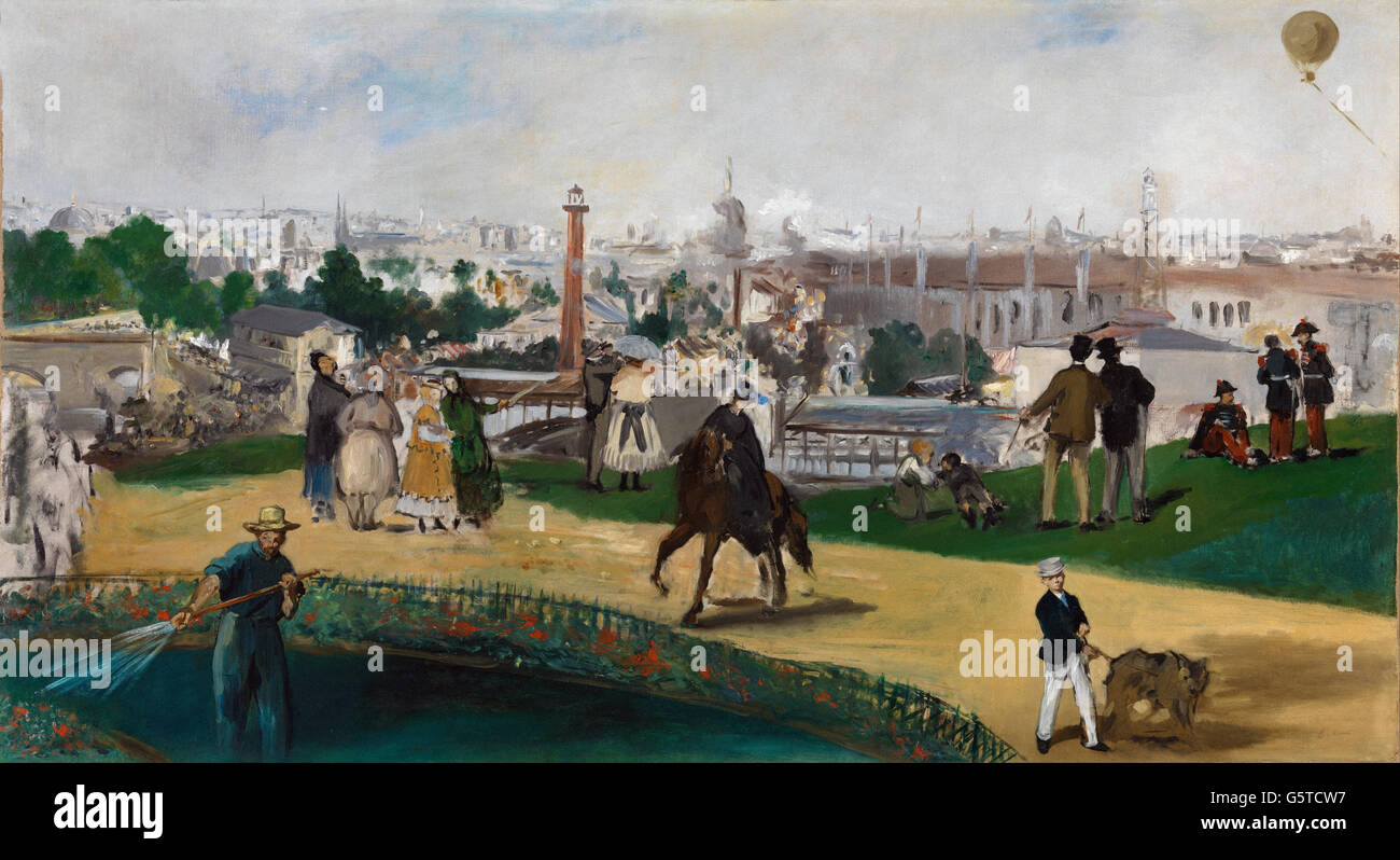 Edouard Manet - Fra Verdensutstillingen i Paris i 1867 Stock Photo - Alamy