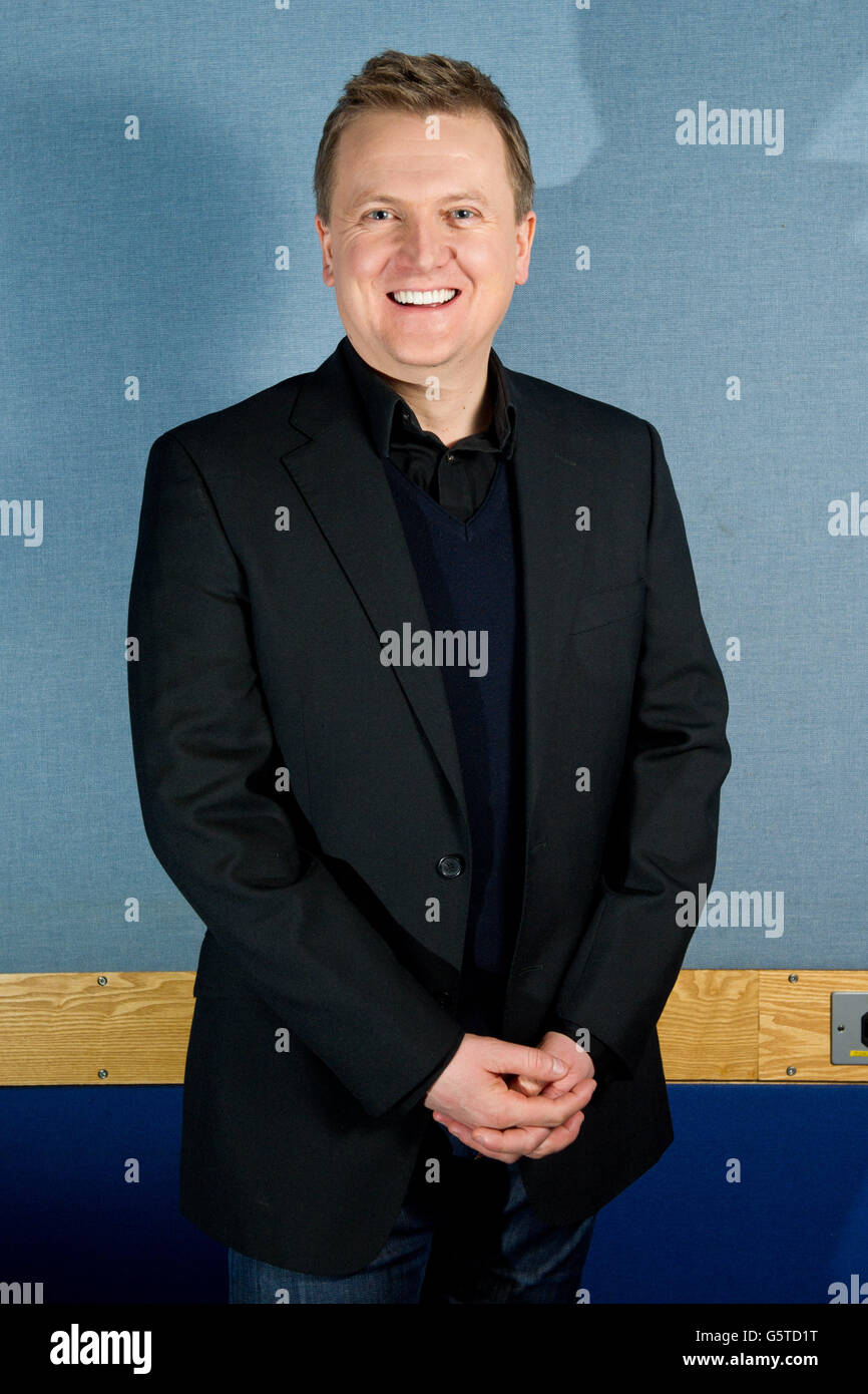 Aled jones at the classic fm studios in central london hi-res stock ...