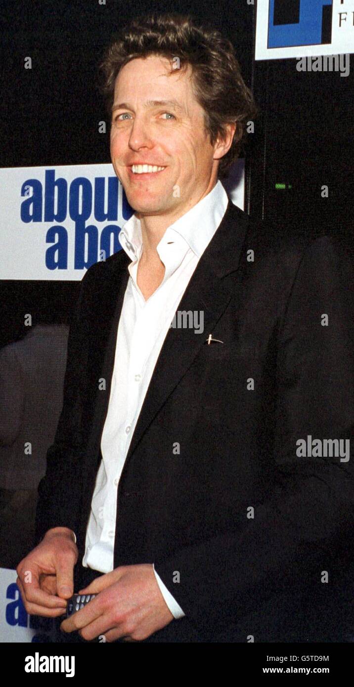 Actor Hugh Grant, who stars in the film arrives for the American movie ...