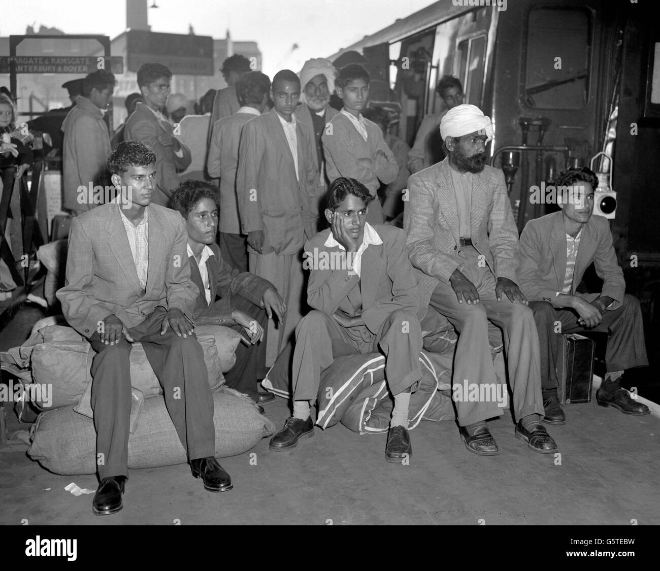 Immigration india Black and White Stock Photos & Images - Alamy