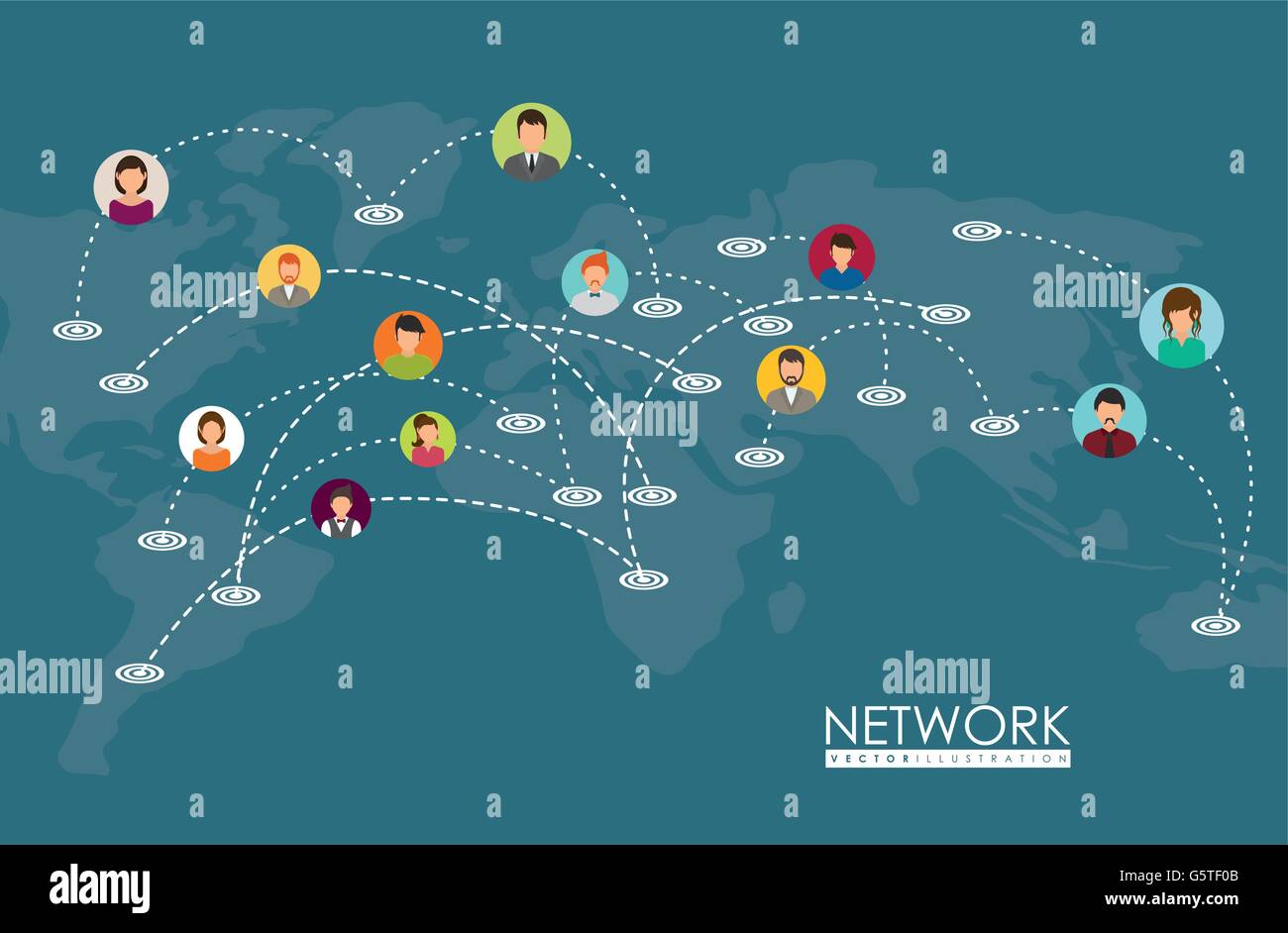 Network design. illuistration Stock Vector Image & Art - Alamy