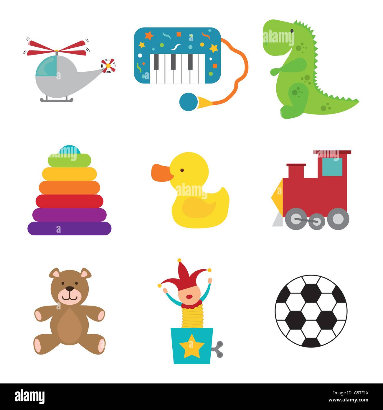 Baby toys design Stock Vector Image & Art - Alamy
