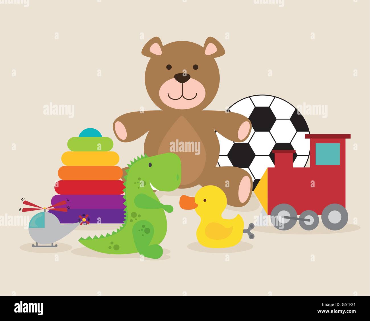 Baby toys design Stock Vector Image & Art - Alamy