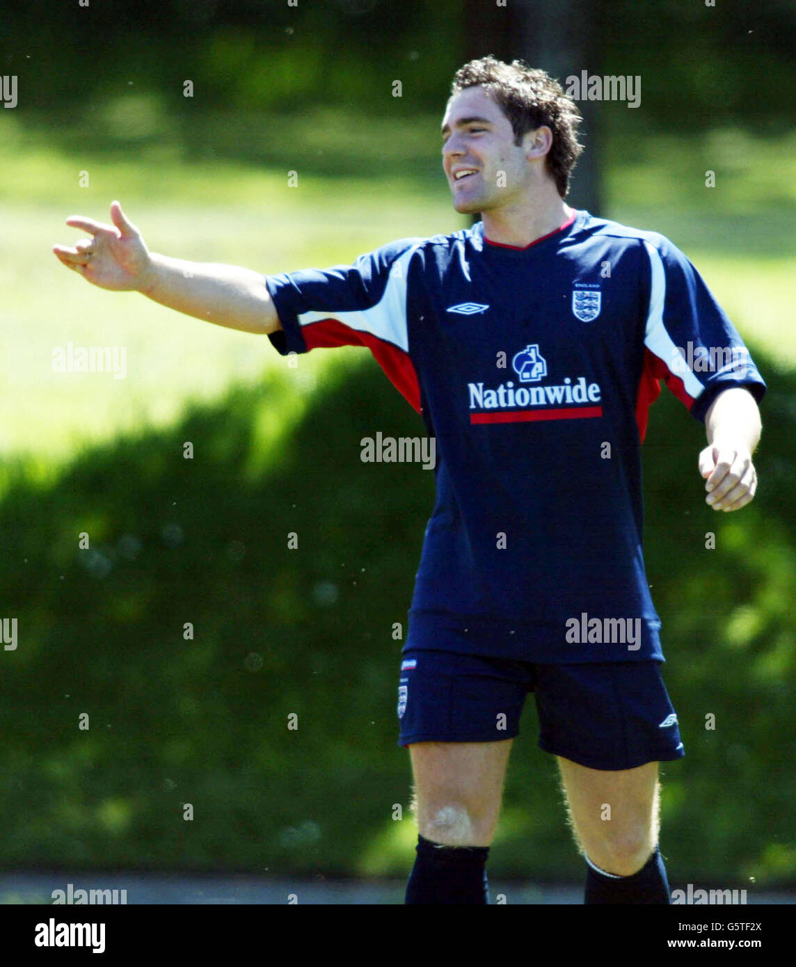 Football training david dunn hi-res stock photography and images - Alamy