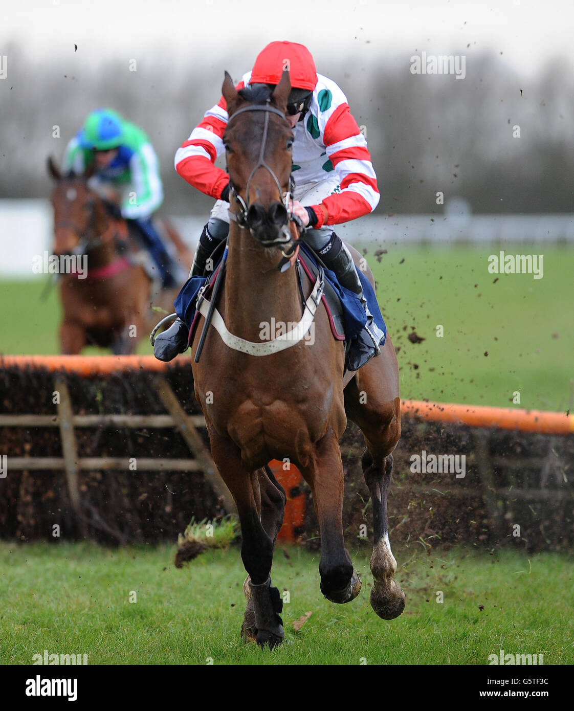Horse Racing - Huntingdon Racecourse Stock Photo - Alamy