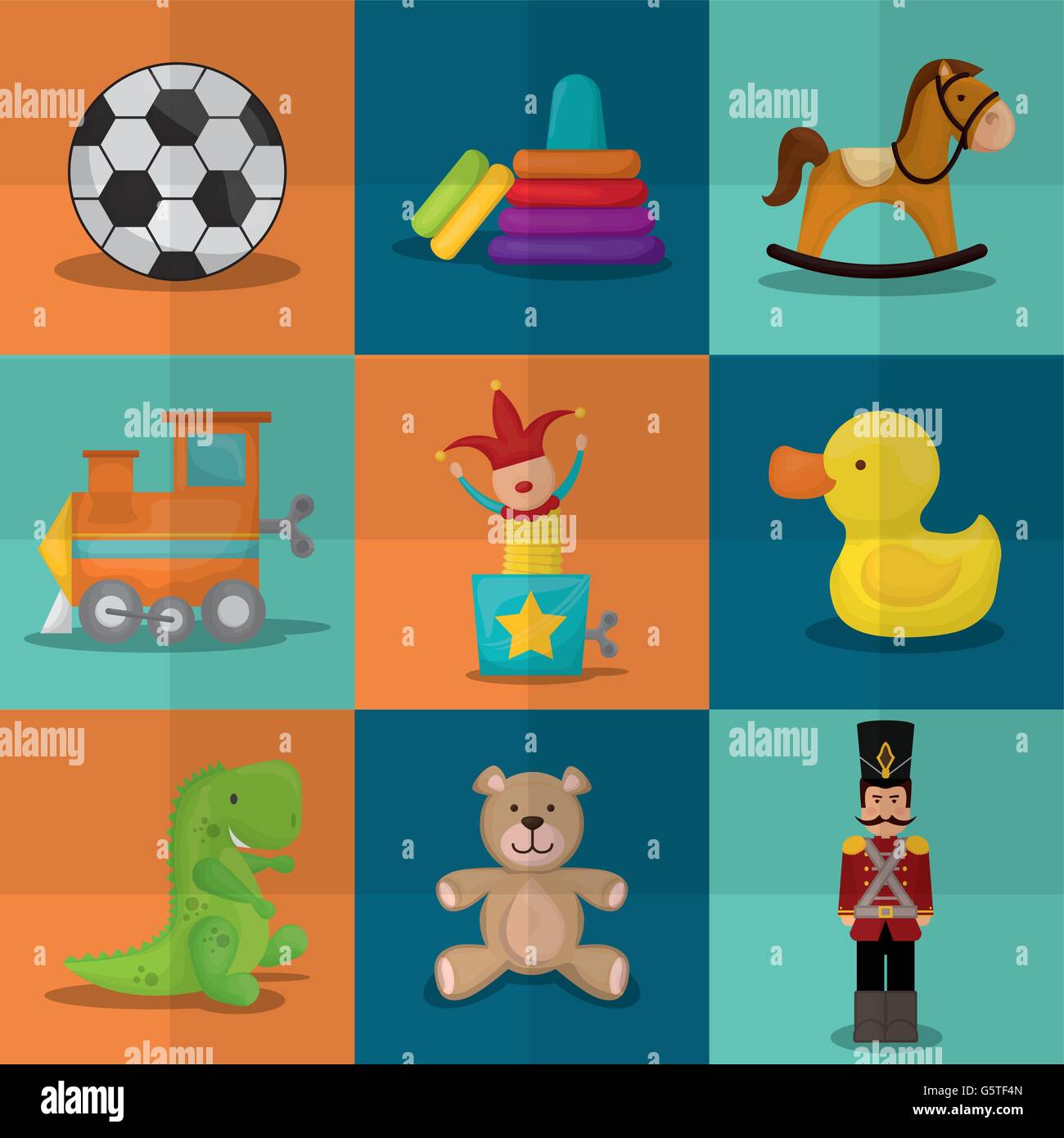 Baby toys design Stock Vector Image & Art - Alamy