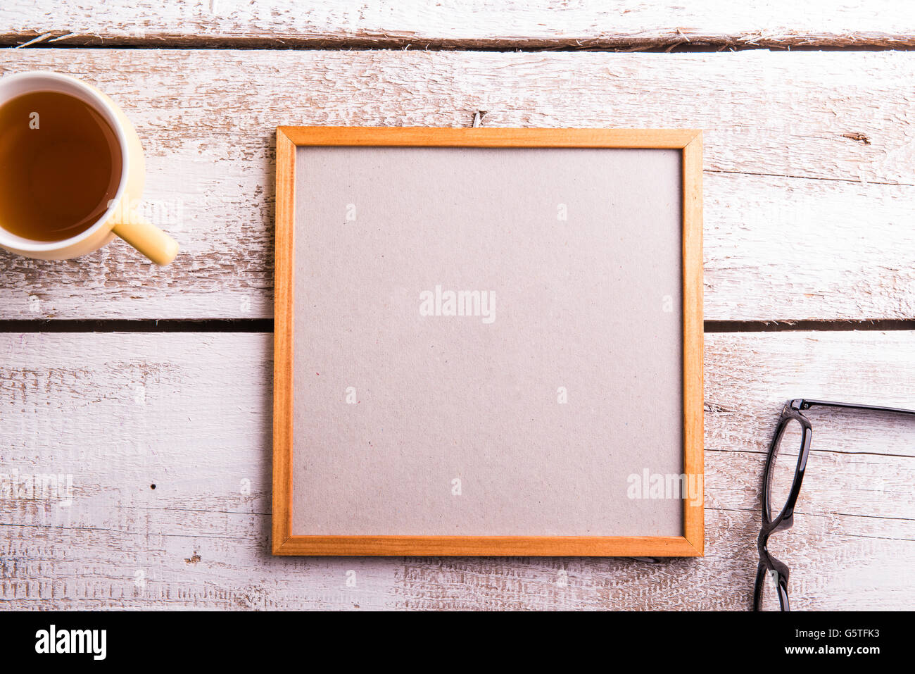 Composition empty frame cup hi-res stock photography and images - Alamy