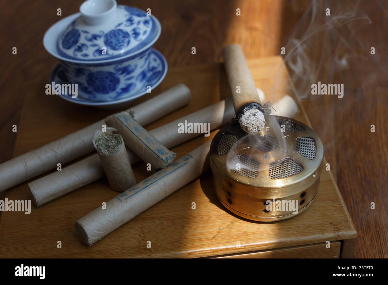 Moxa sticks hi-res stock photography and images - Alamy