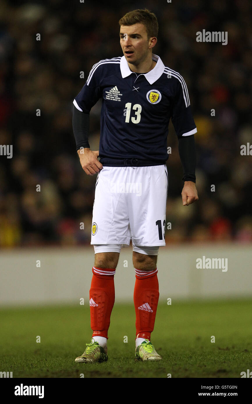 Soccer international friendly scotland v estonia pittodrie stadium hi ...