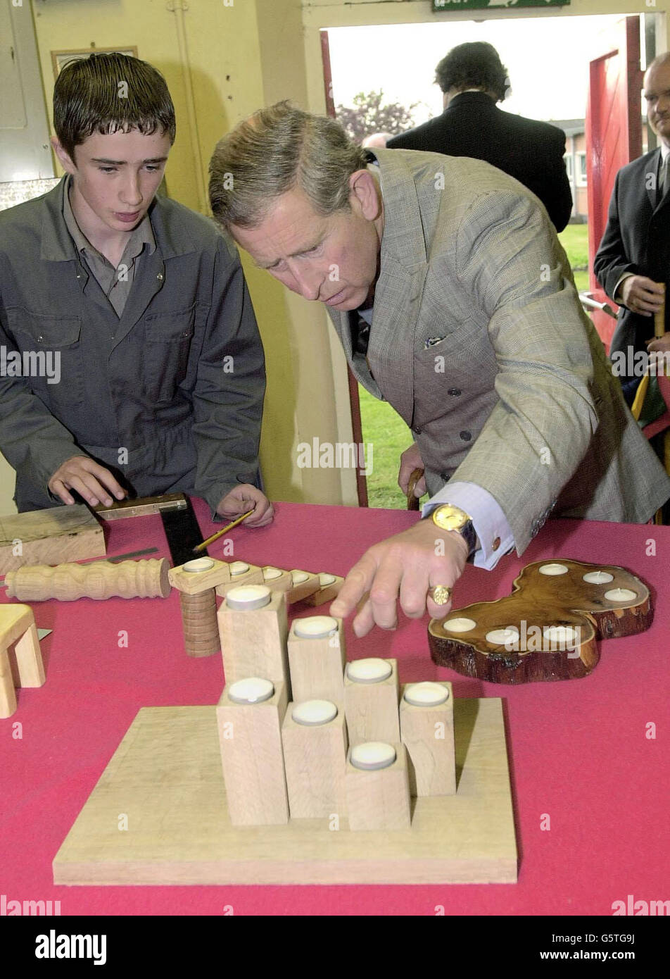 Charles visits brymore school hi-res stock photography and images - Alamy