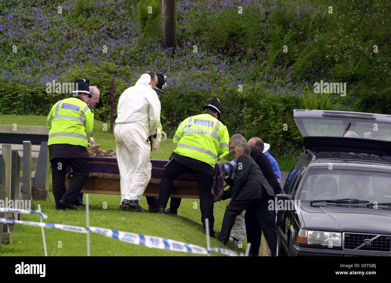 Joseph Kappen exhumation Stock Photo - Alamy