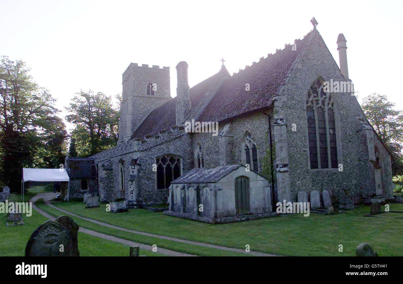St George's Church, Shimpling, Suffolk where it is rumured Claudia ...