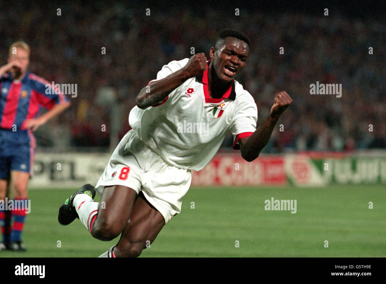 Desailly celebrates hi-res stock photography and images - Alamy