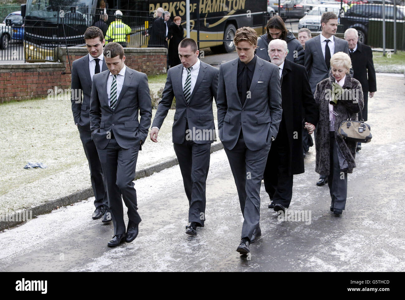 Sean Fallon funeral Stock Photo - Alamy