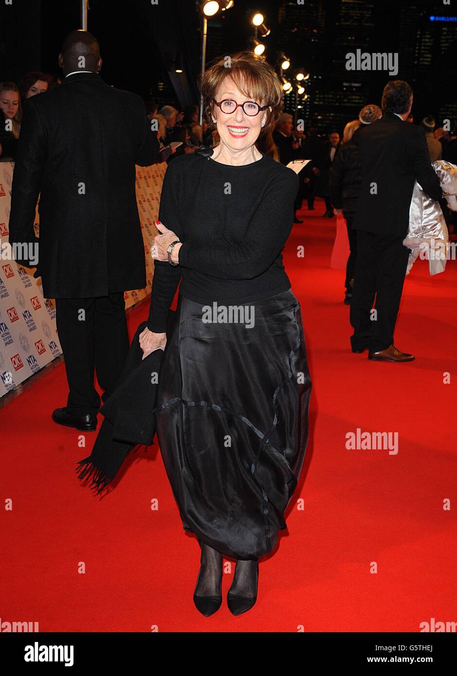 Una Stubbs arriving for the 2013 National Television Awards at the O2 ...