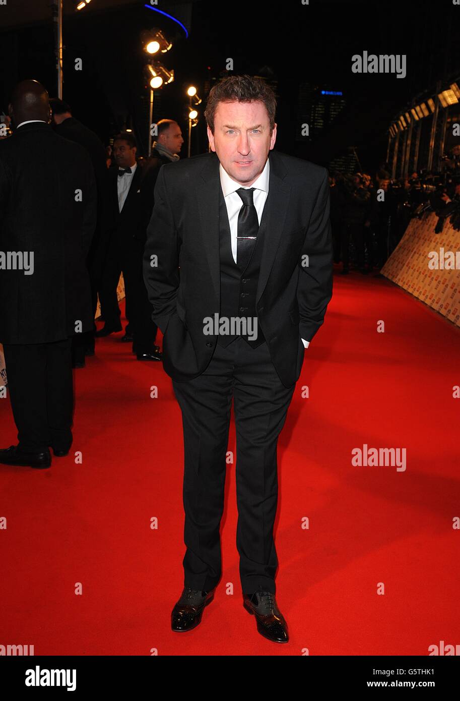 Lee Mack arriving for the 2013 National Television Awards at the O2 ...