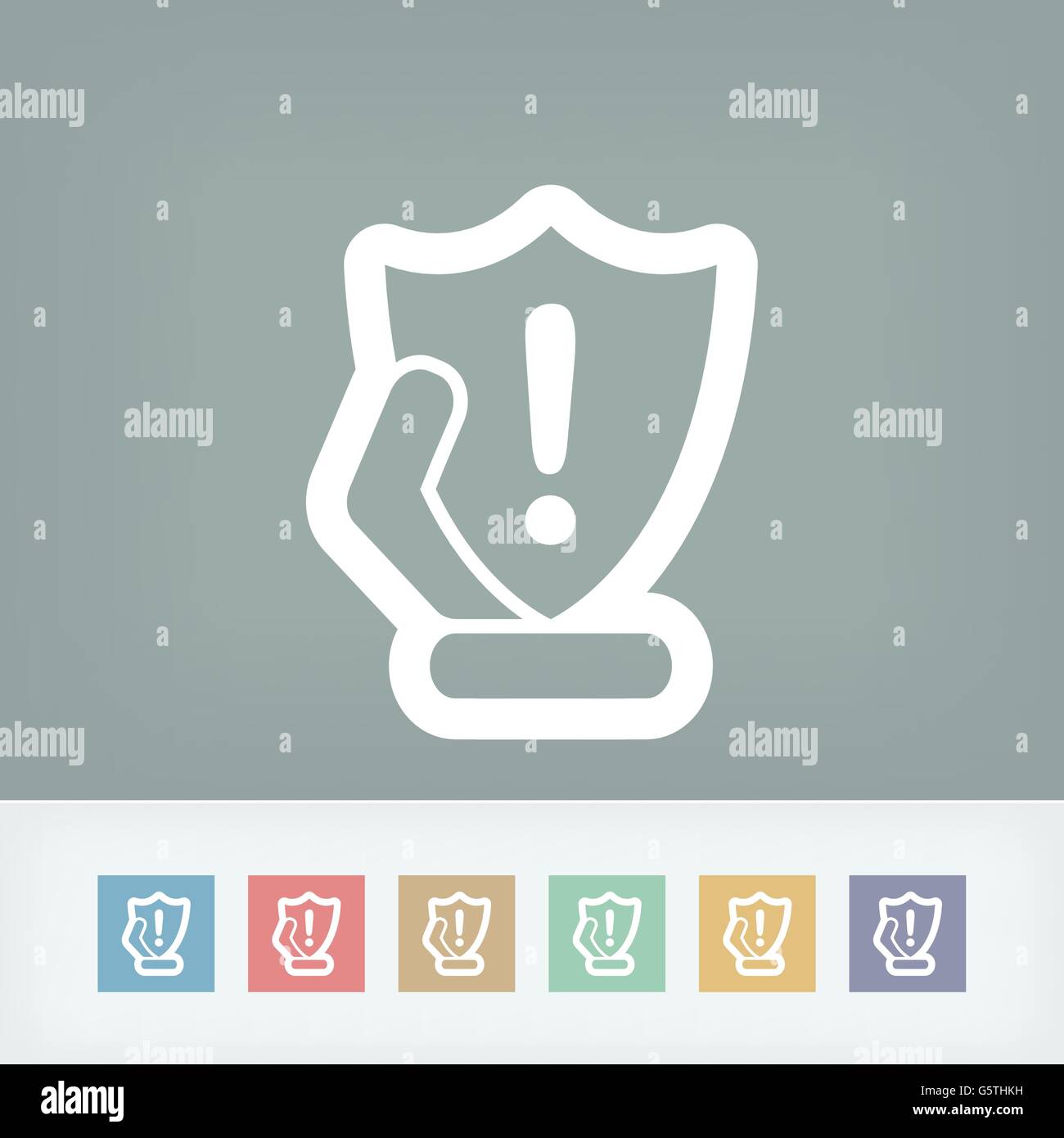 Protection shield icon Stock Vector Image & Art - Alamy