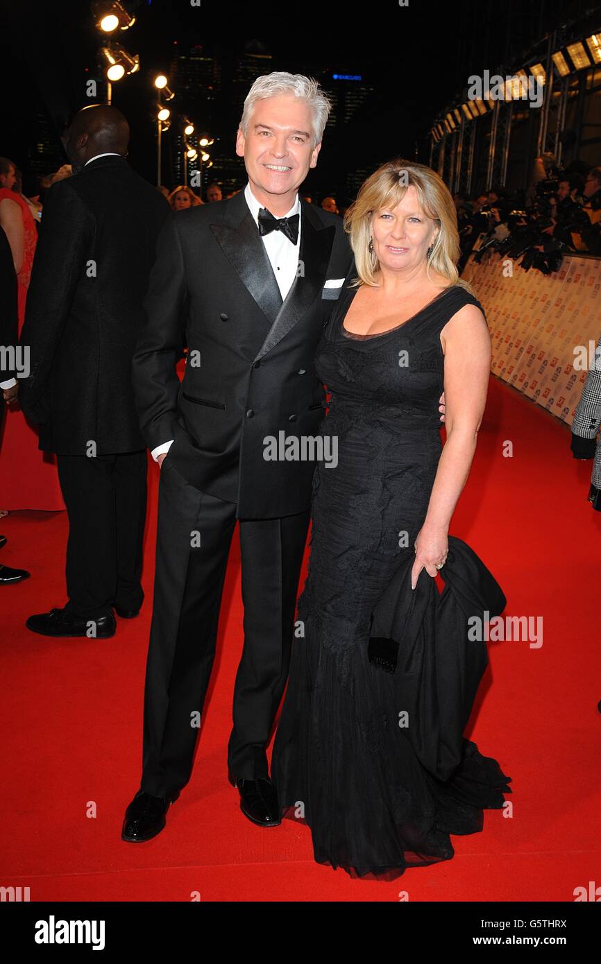 Phillip Schofield and wife Stephanie arriving for the 2013 National ...