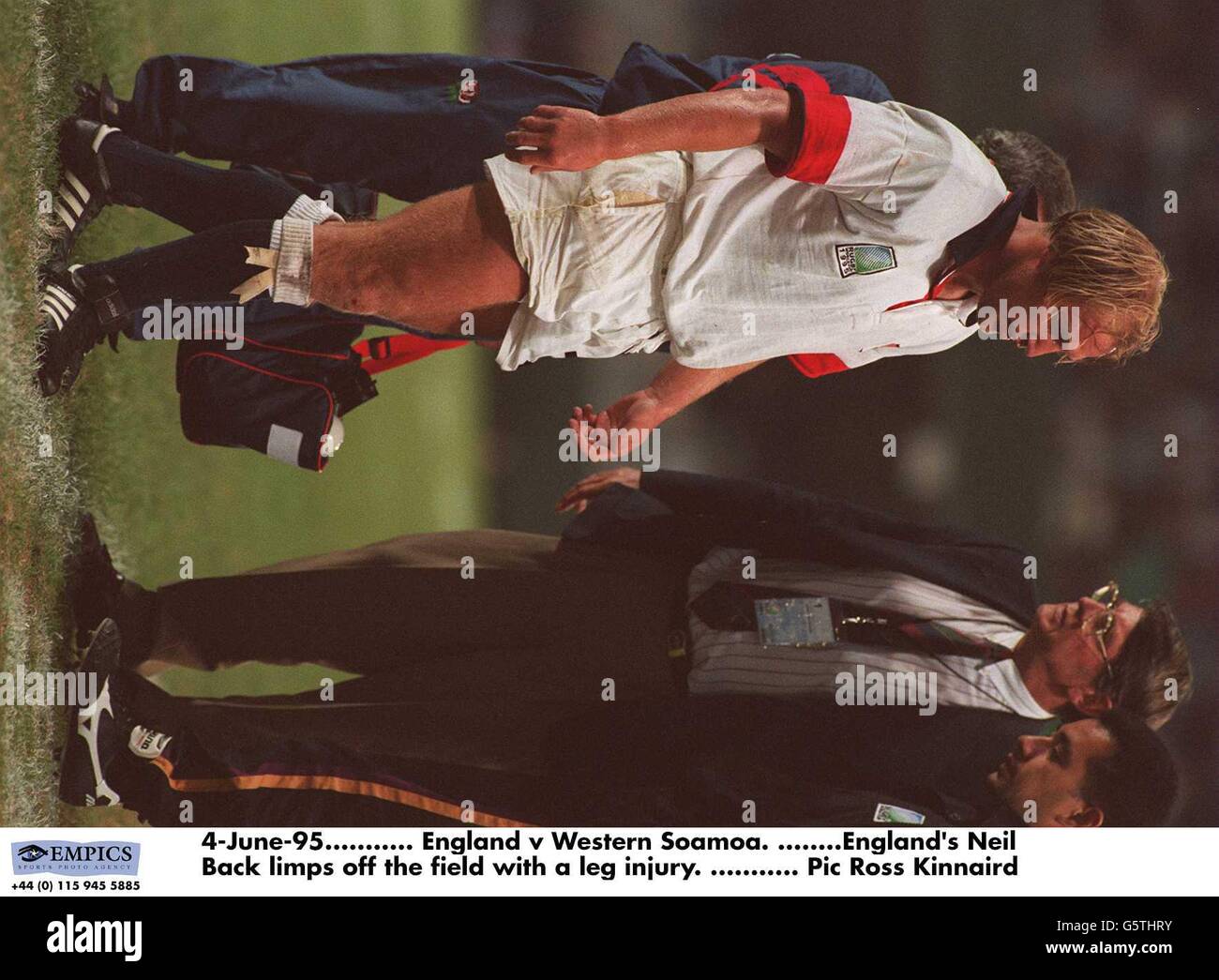 Rugby world cup england v western samoa hi-res stock photography and ...