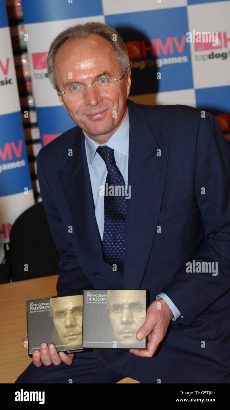 England football manager Sven-Goran Eriksson during a photocall at the ...