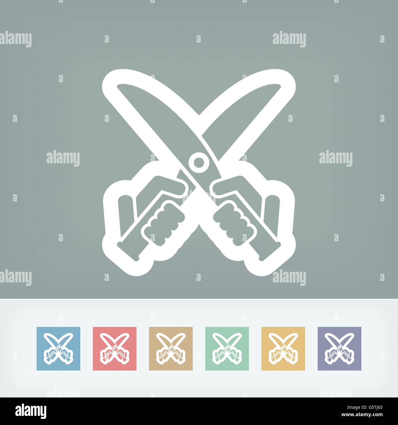 Shears icon Stock Vector Images - Alamy
