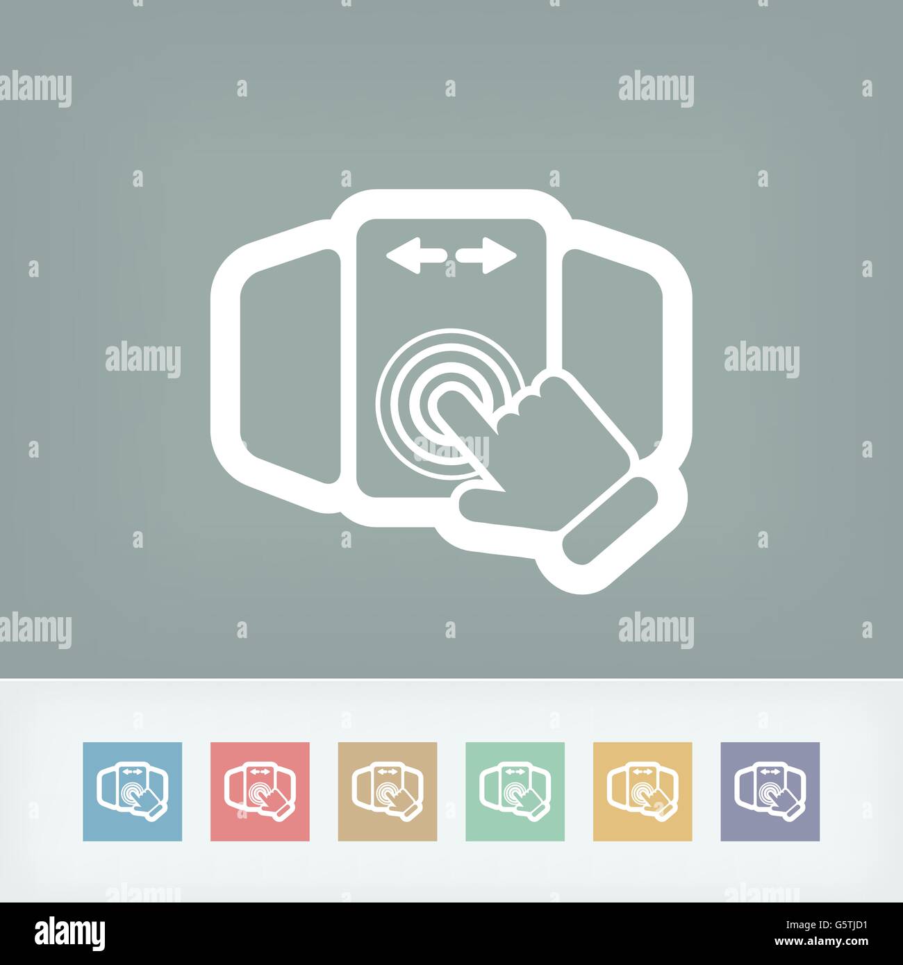 Slide screen icon Stock Vector Image & Art - Alamy